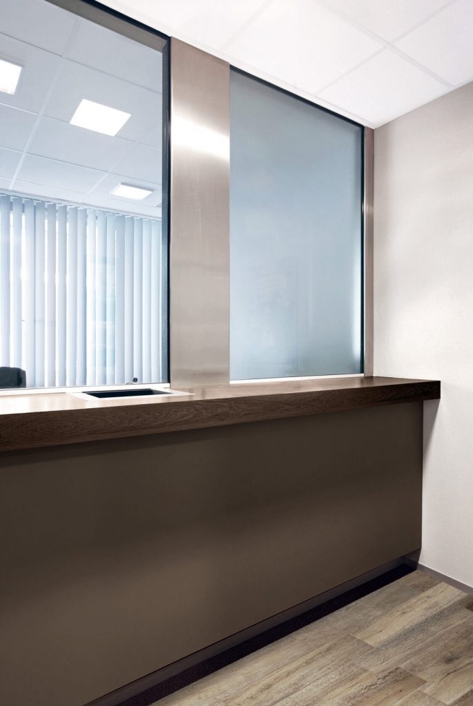 Guichet d’accueil agence bancaire - Bünkl