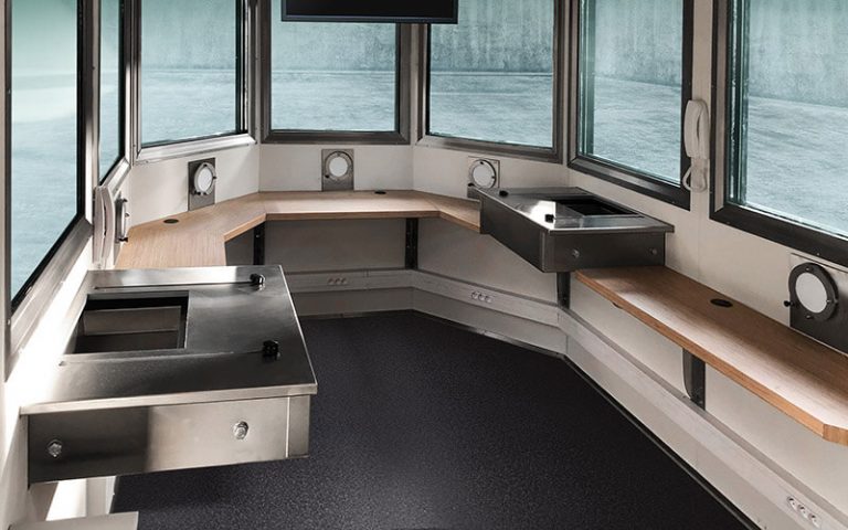 Bullet resistant pass-through drawer - Bünkl
